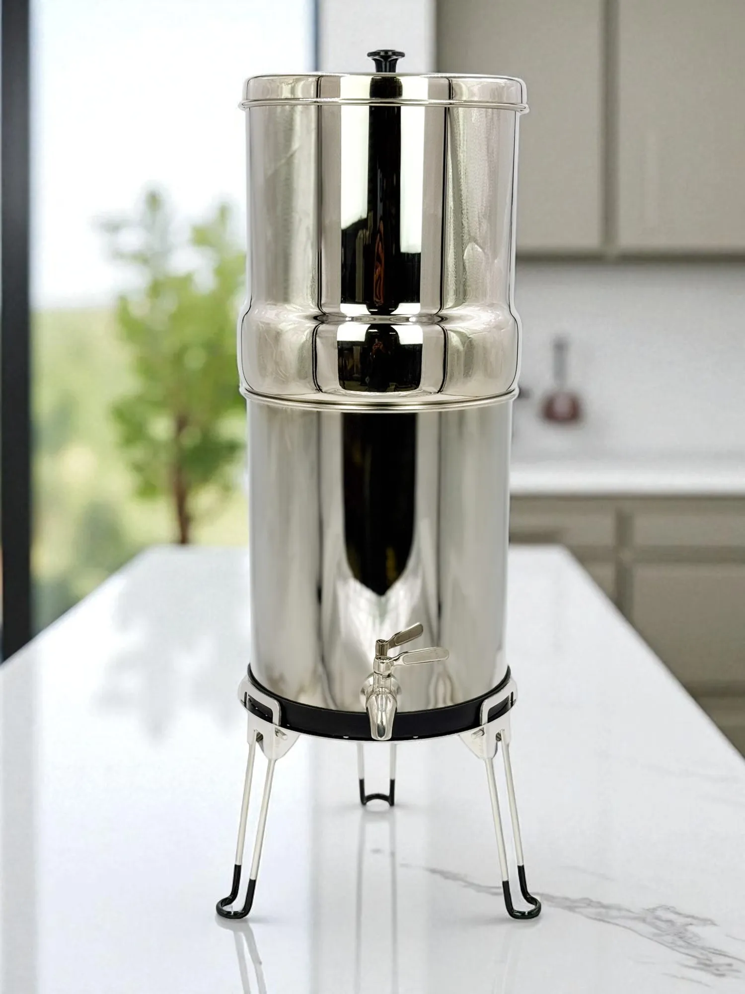 Stand for the Prince Berkefeld (Stainless Steel) 3.17 Gallon System